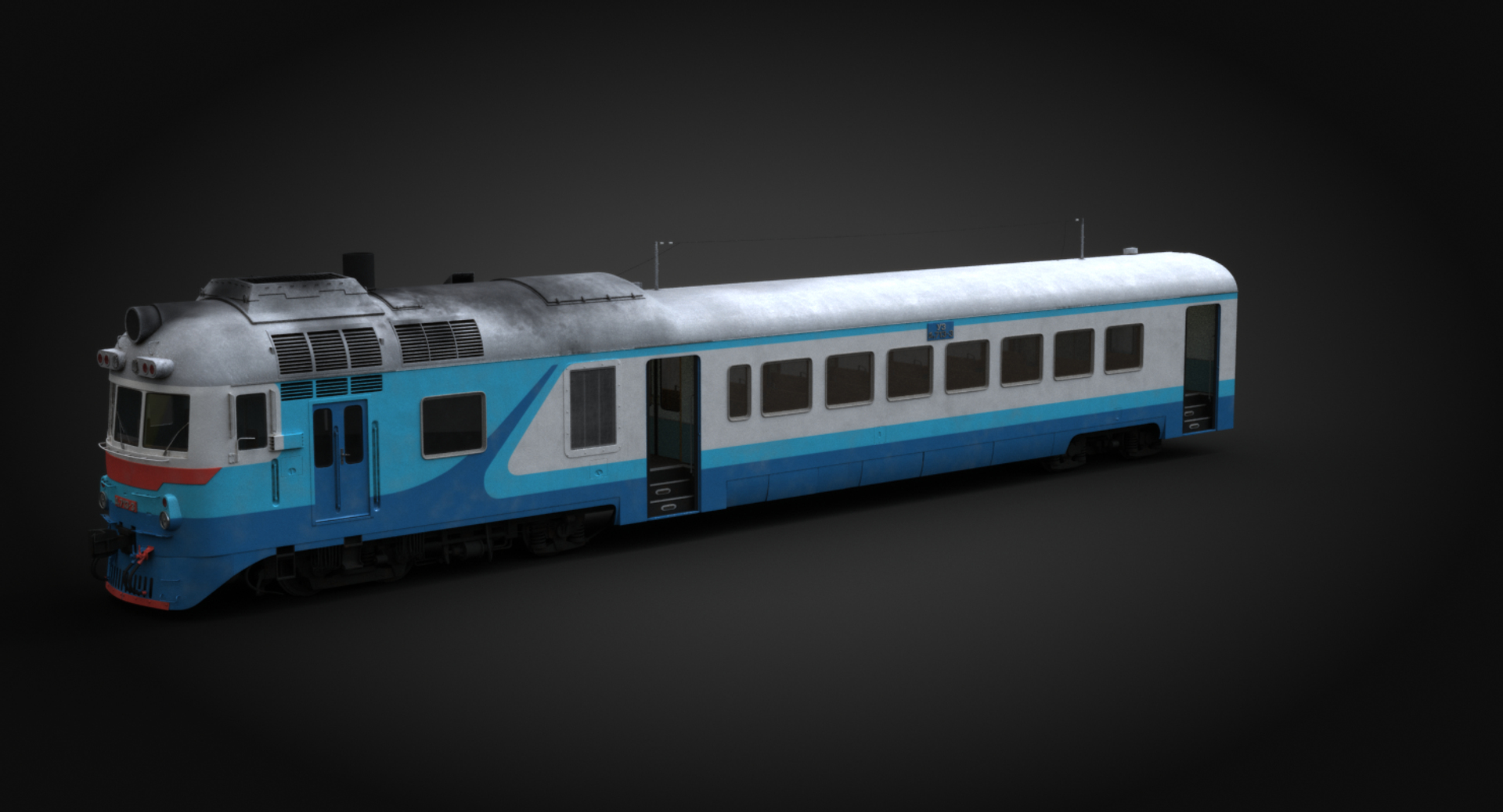 3D D1 Diesel Passenger Train Model - TurboSquid 1289942