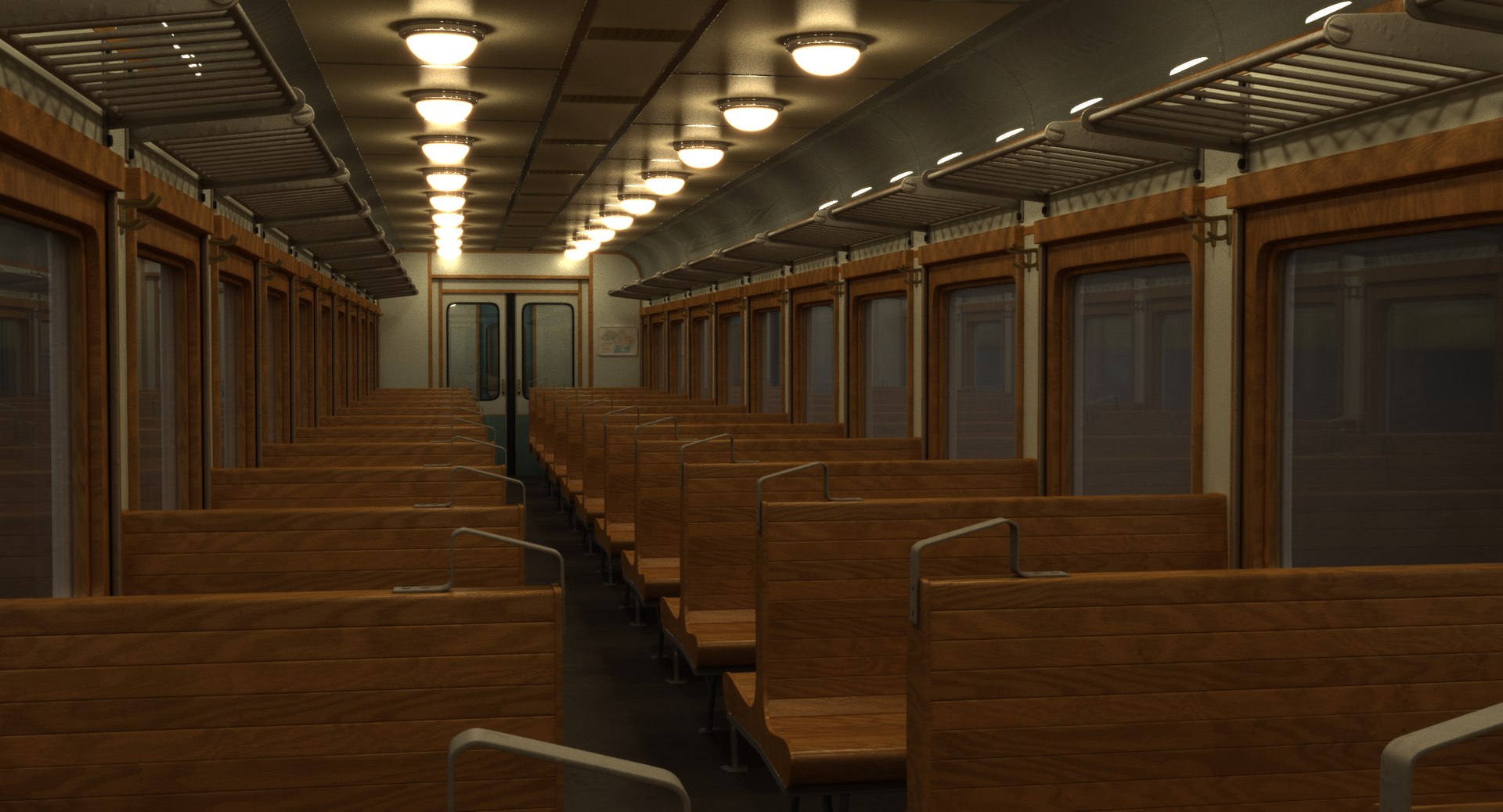 3D D1 Diesel Passenger Train Model - TurboSquid 1289942