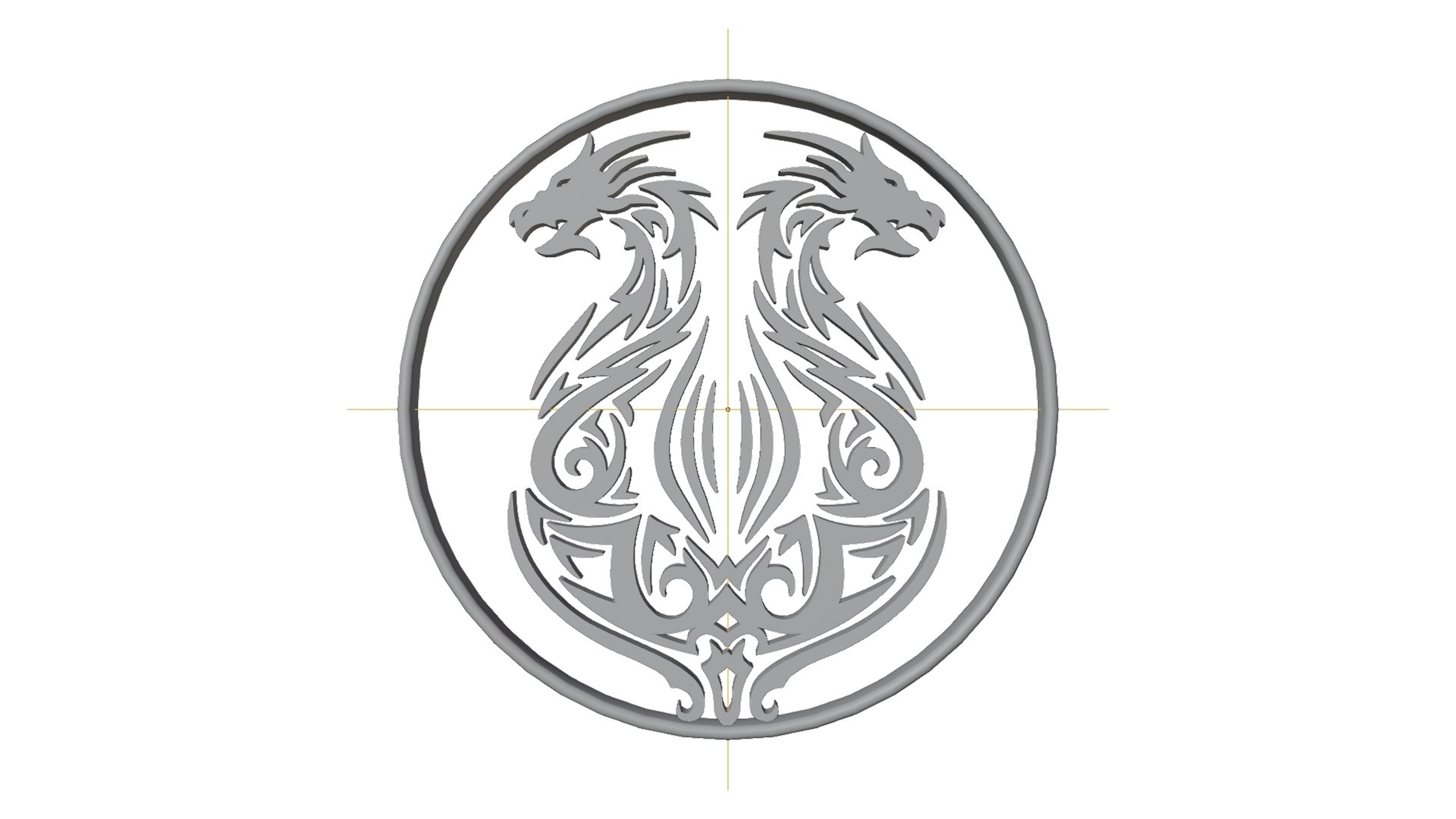 Dragon Gold Medal 3D Model - TurboSquid 2181088