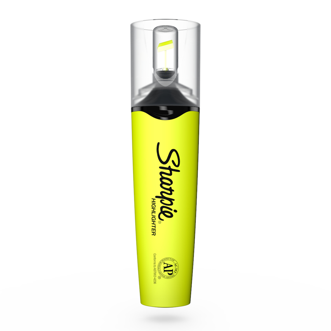 Sharpie Highlighter Clear View 3d Model