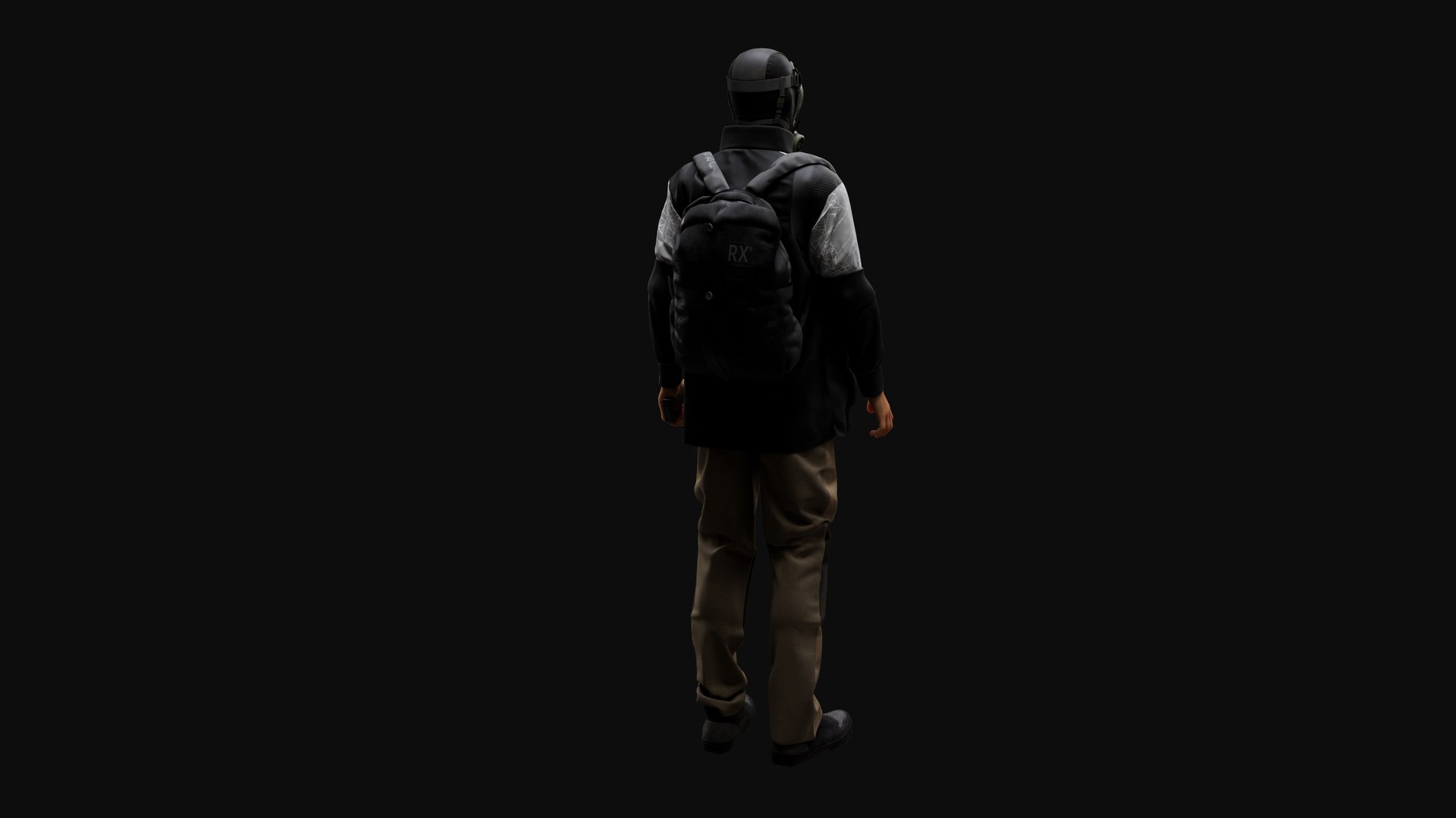3D survivor character backpack - TurboSquid 1630290