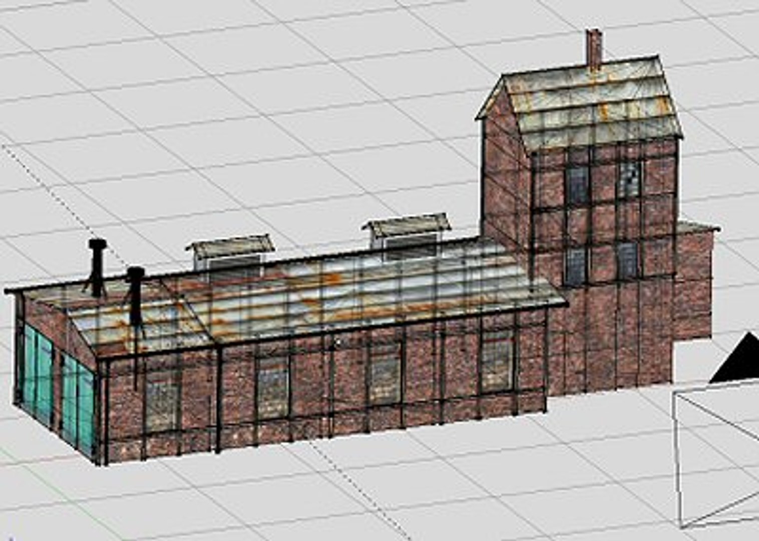 3d Train Shed