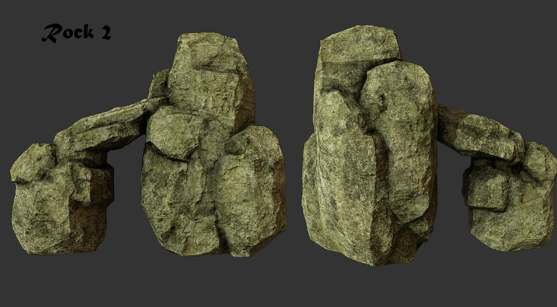 3D 8 Rocks Pack Model - TurboSquid 1400328