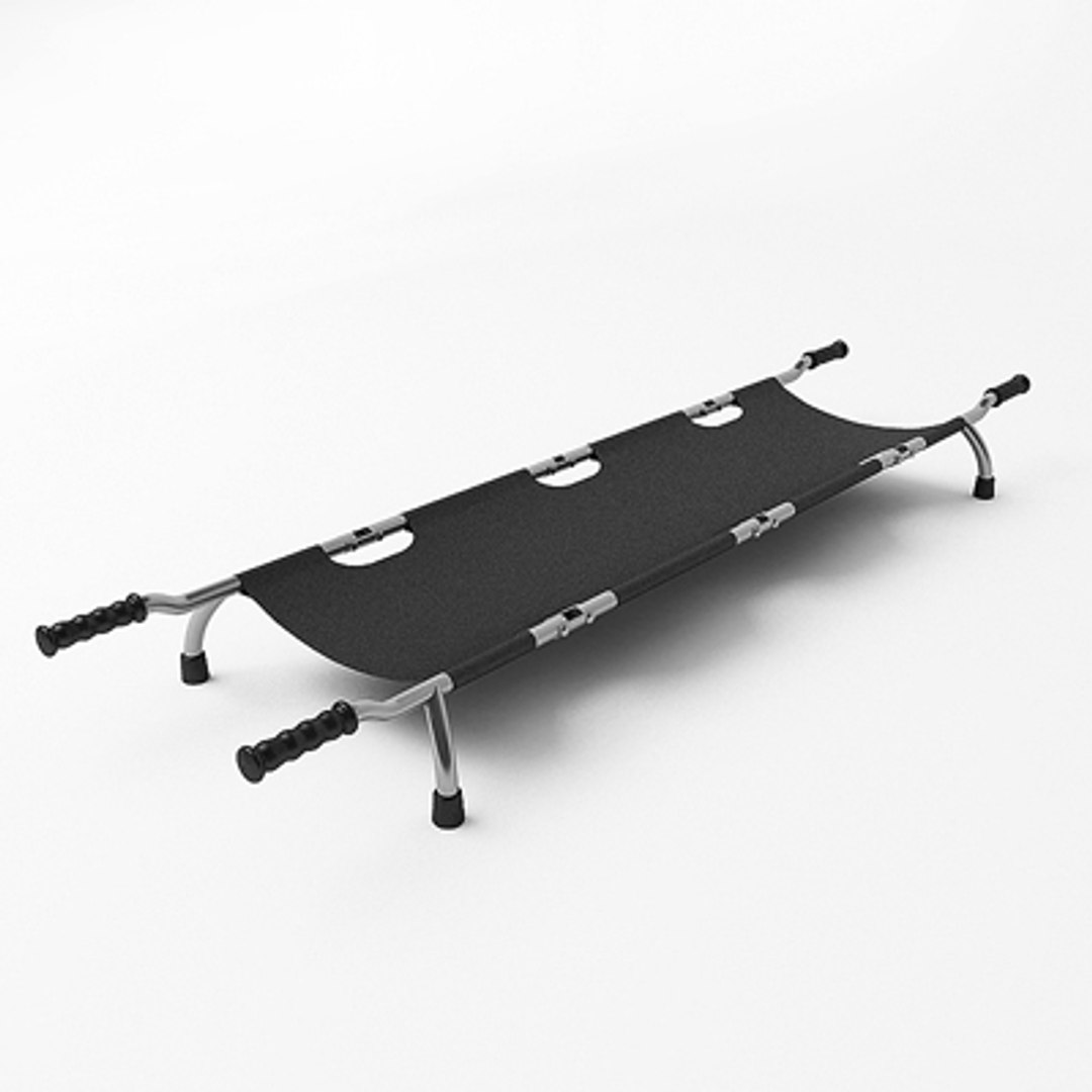 Medical Stretcher 3d Model