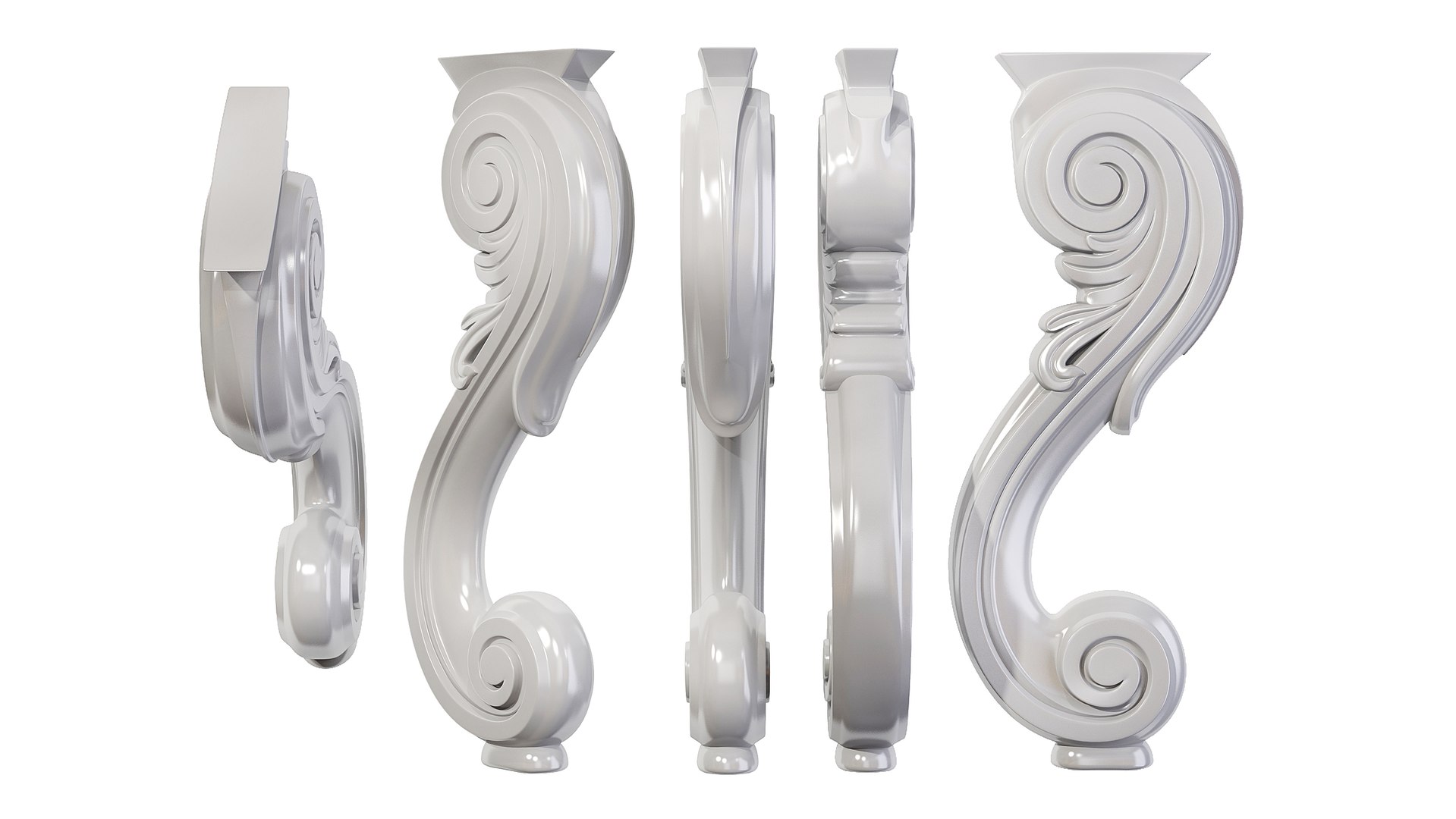 Classic Leg 034 3D Model - TurboSquid 1953560