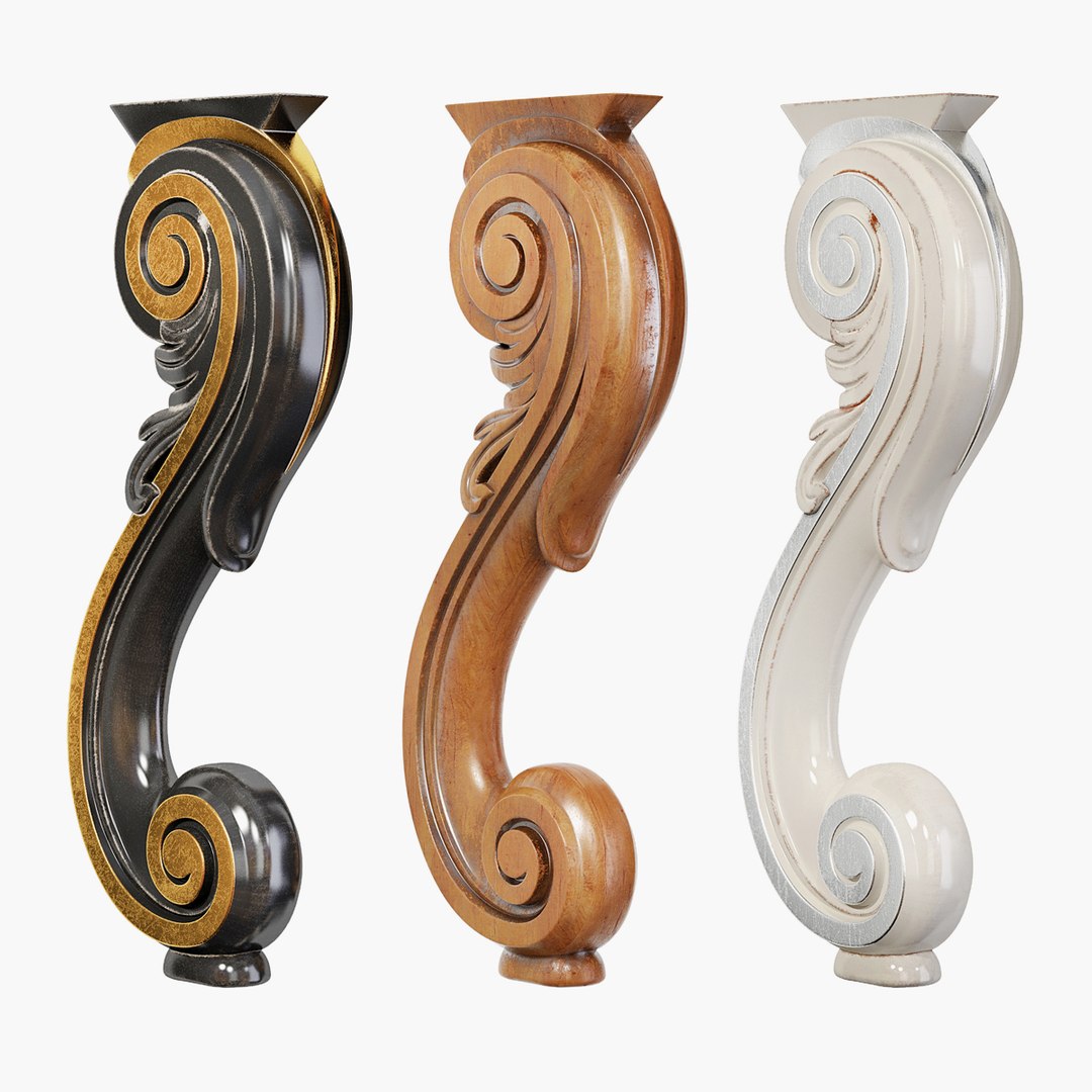 Classic Leg 034 3D Model - TurboSquid 1953560