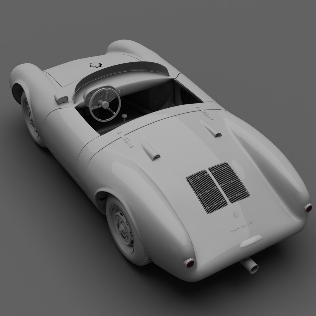 Porsche 550 3d Model
