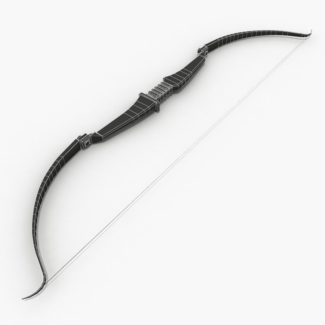 3d Model Classic Bow