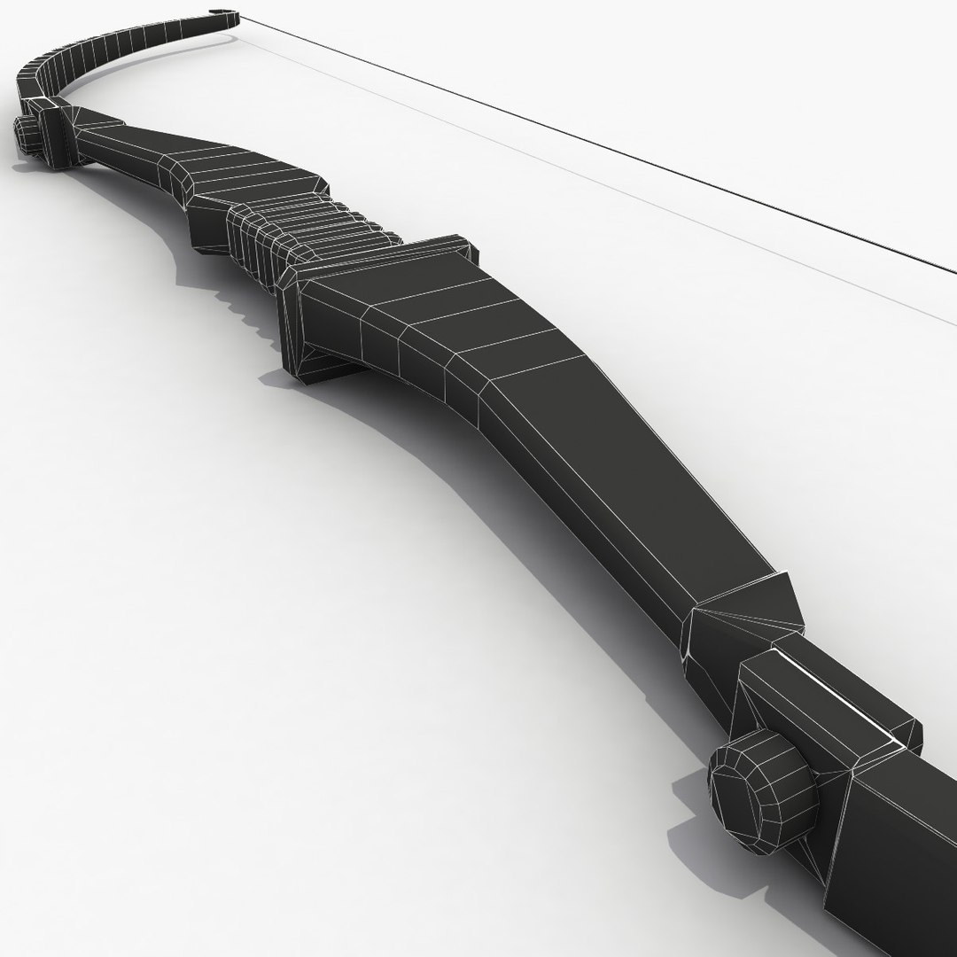 3d Model Classic Bow