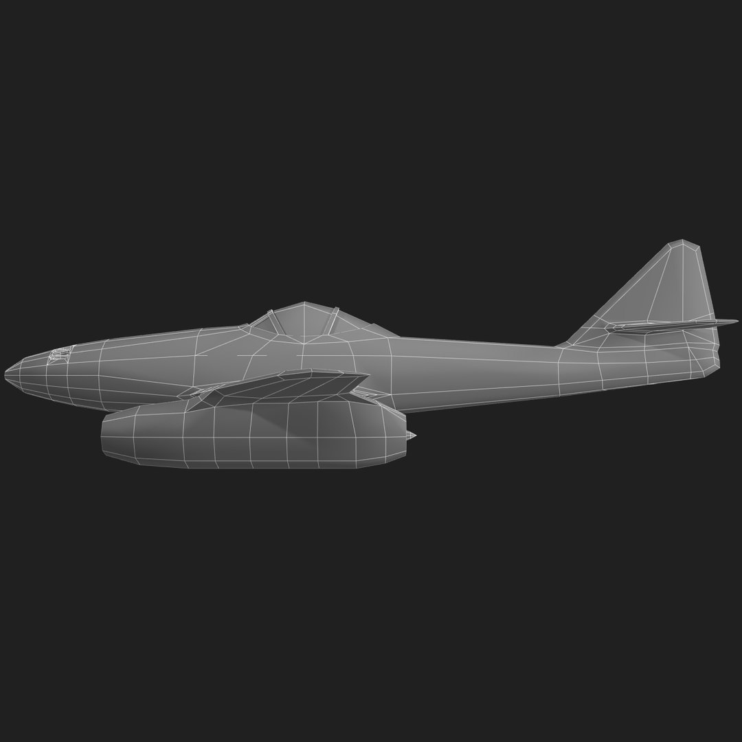 Messerschmitt Jet Fighter 3D Model - TurboSquid 1161684
