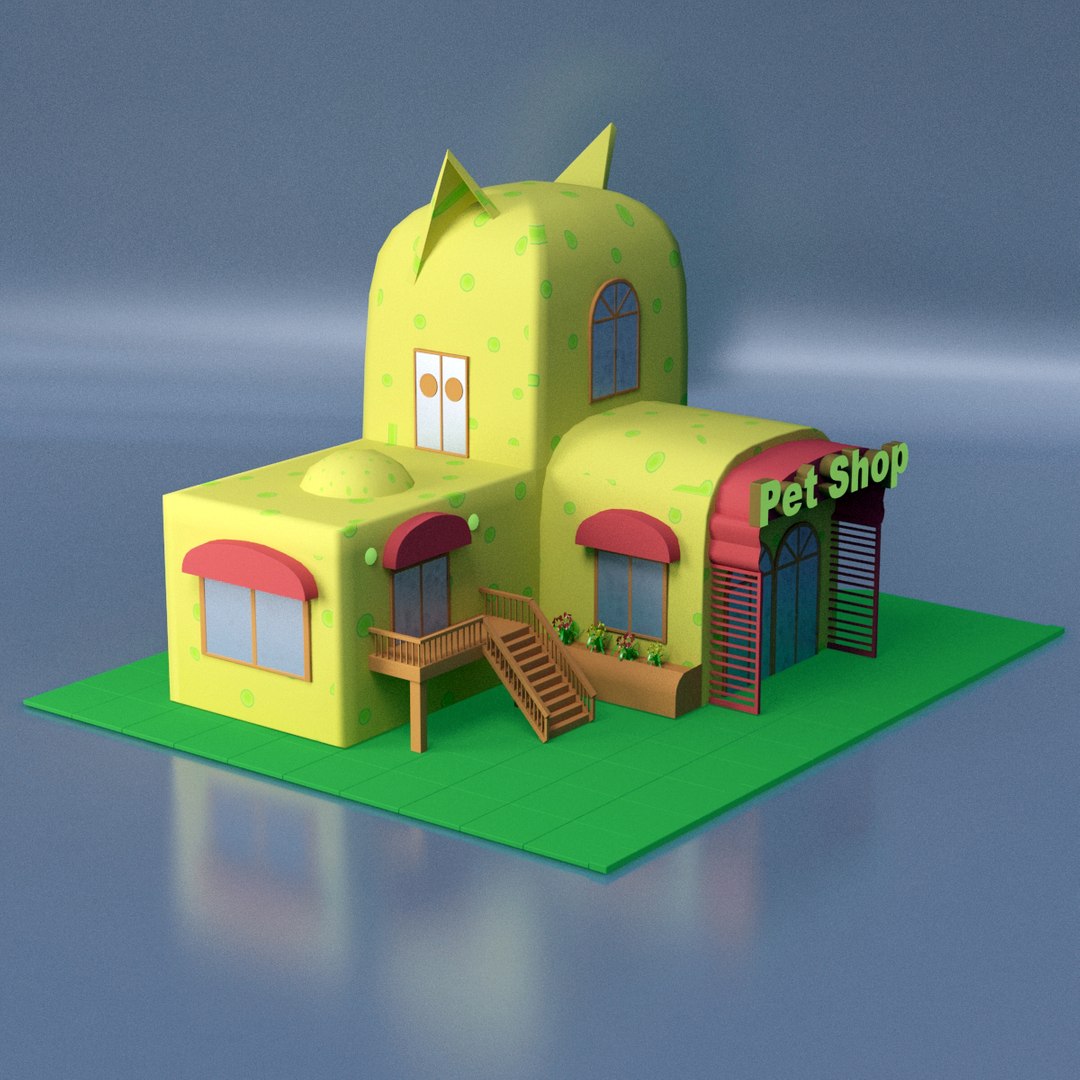 House cartoon model - TurboSquid 1388239