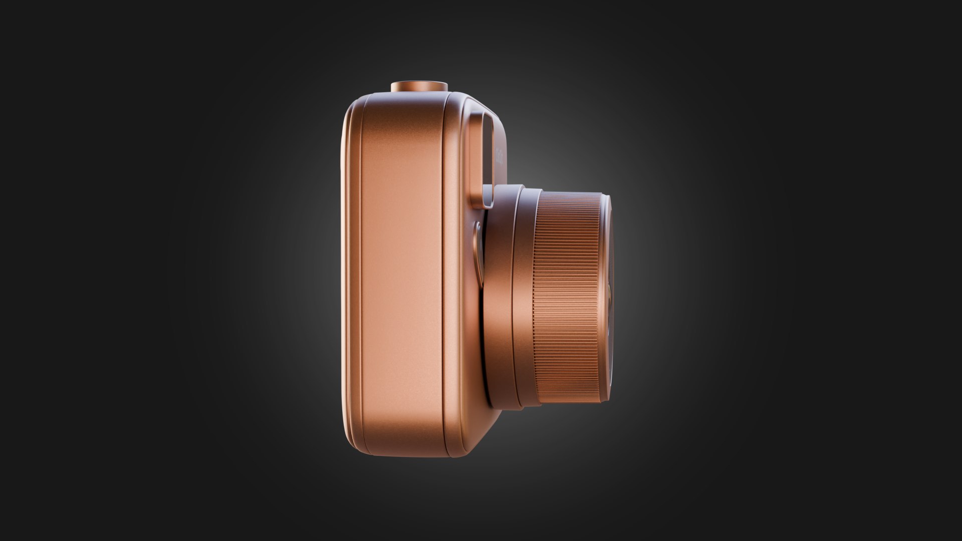 3D Rose Gold Metallic Instant Camera - TurboSquid 2289875
