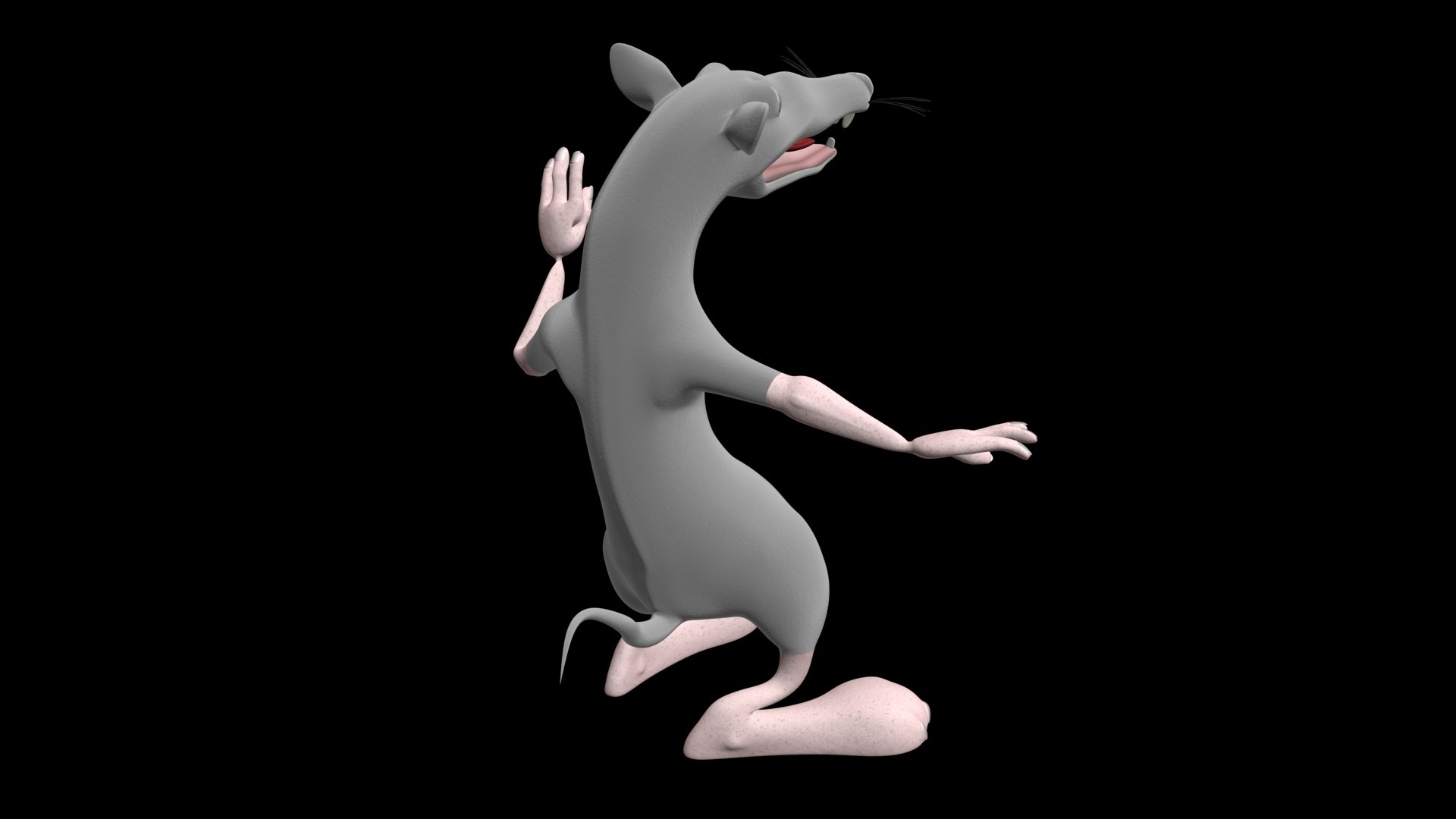 3D Rigged Cartoon Mouse Joyful Dance - TurboSquid 2433085