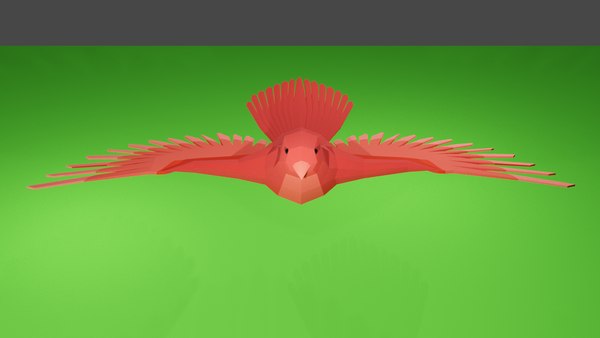 Low poly bird mesh 3D 모델 - TurboSquid 1973102