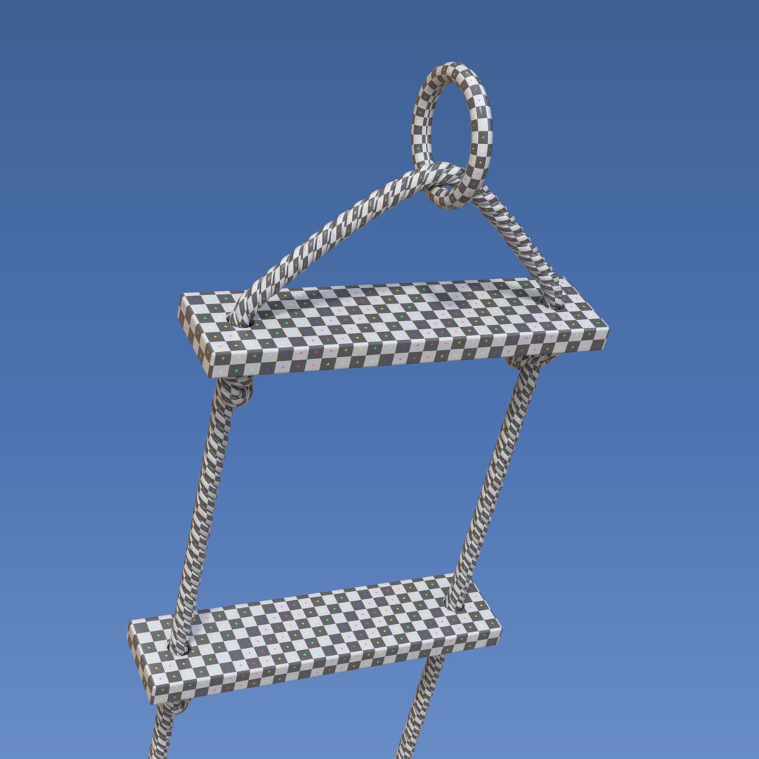 Rope Ladder 3D Model - TurboSquid 1233715