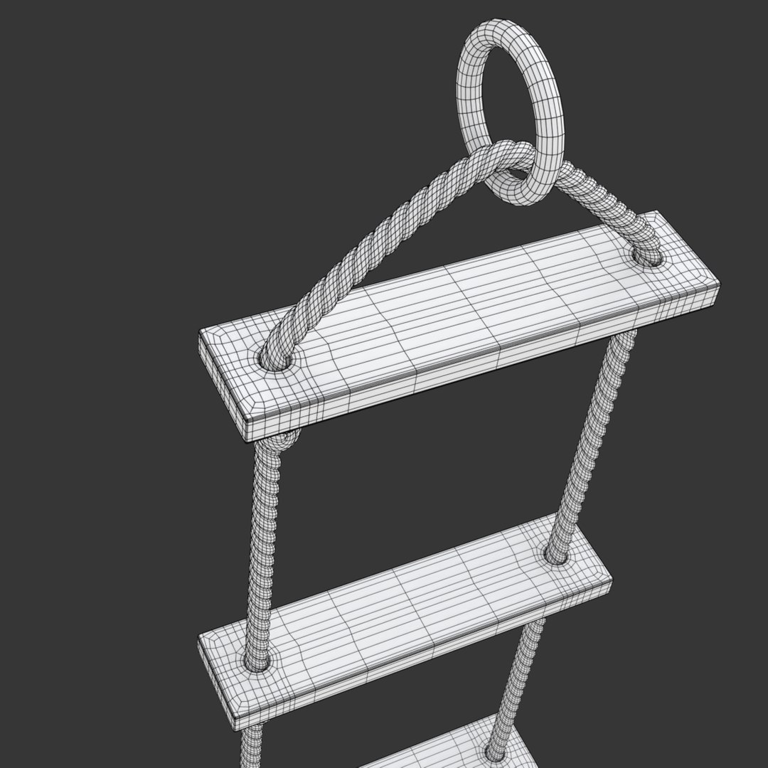 Rope Ladder 3D Model - TurboSquid 1233715