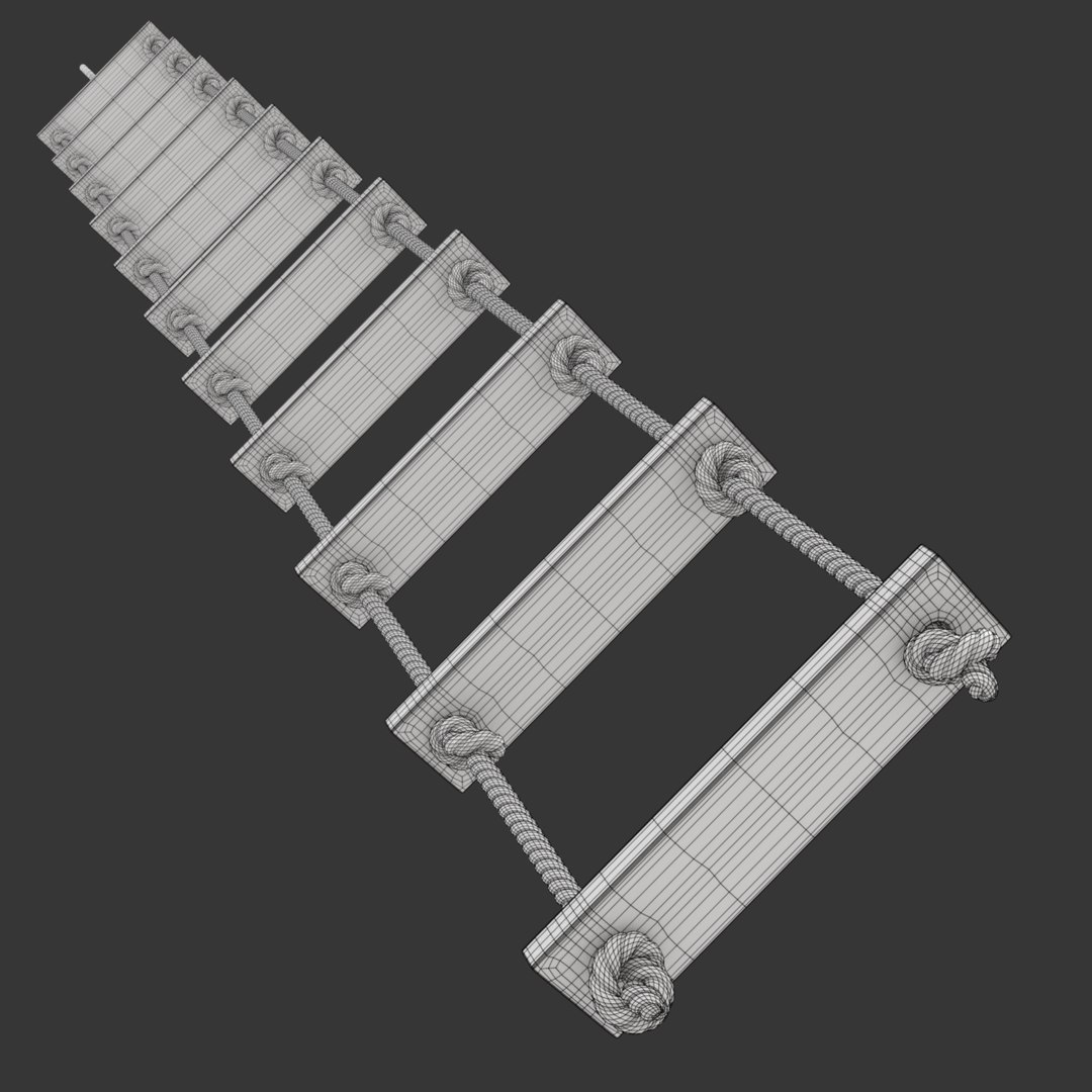 Rope Ladder 3D Model - TurboSquid 1233715