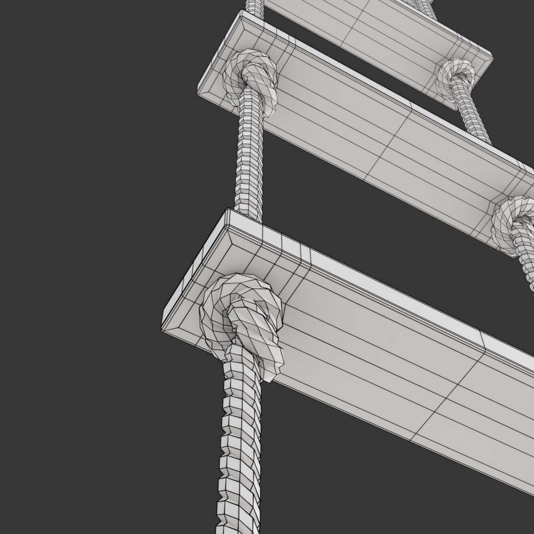 Rope Ladder 3D Model - TurboSquid 1233715