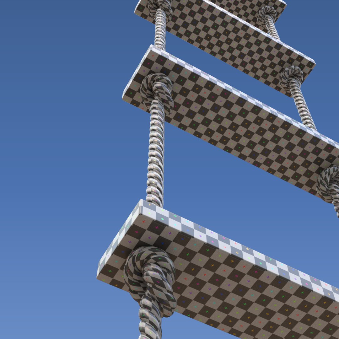 Rope Ladder 3D Model - TurboSquid 1233715