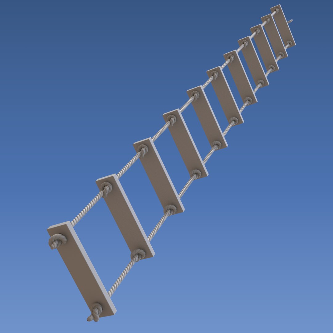 Rope Ladder 3D Model - TurboSquid 1233715