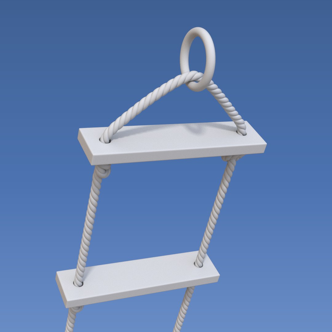 Rope Ladder 3D Model - TurboSquid 1233715