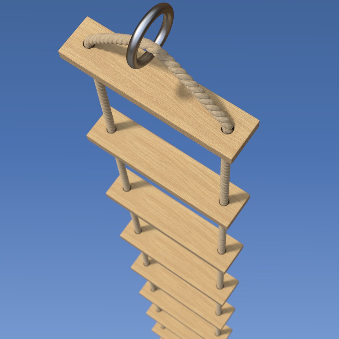 Rope Ladder 3D Model - TurboSquid 1233715