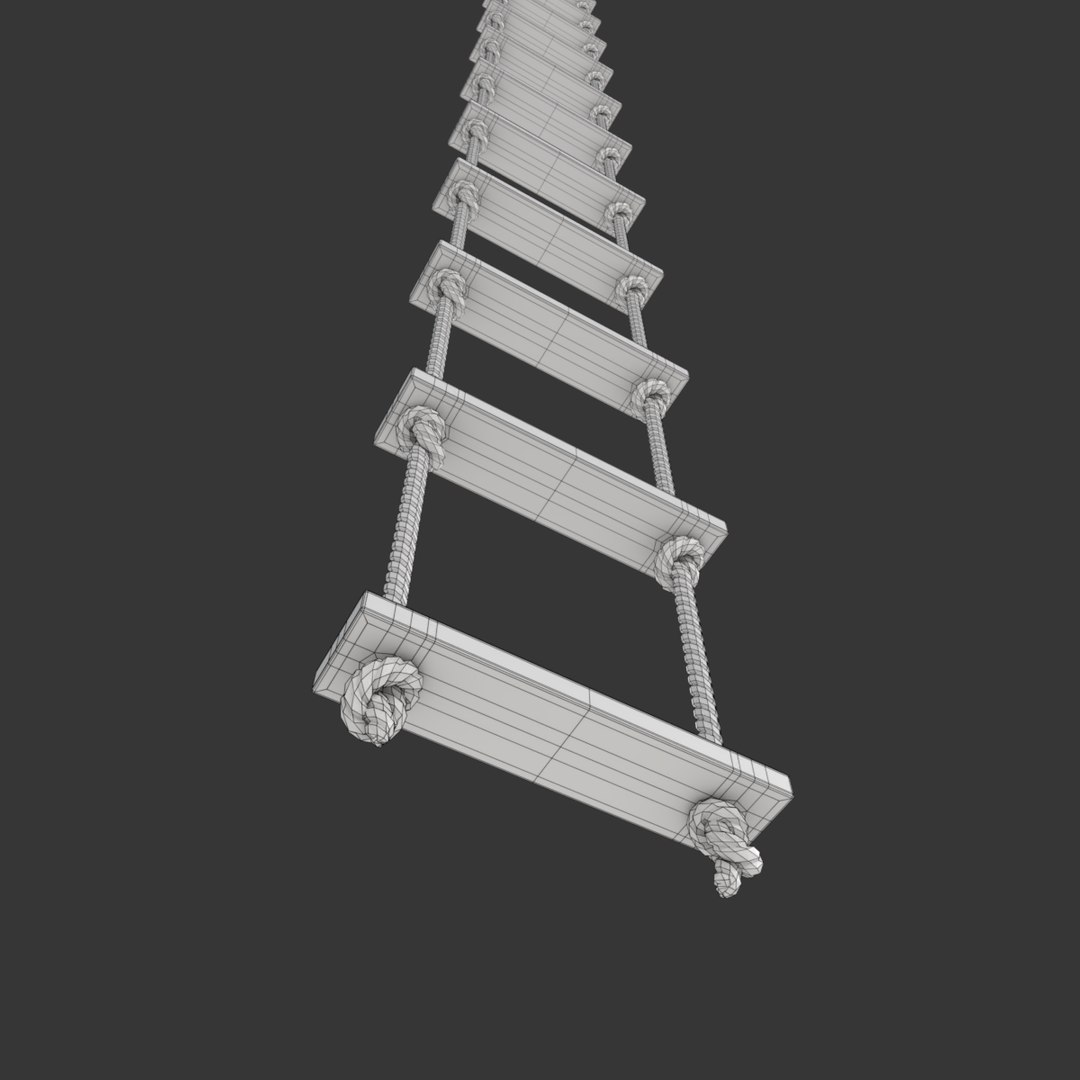 Rope Ladder 3D Model - TurboSquid 1233715