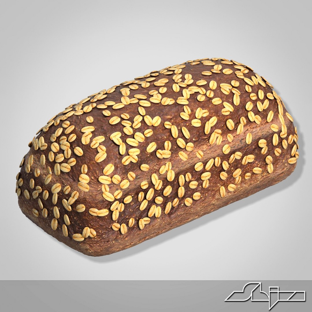Bread Modeled 3d Max