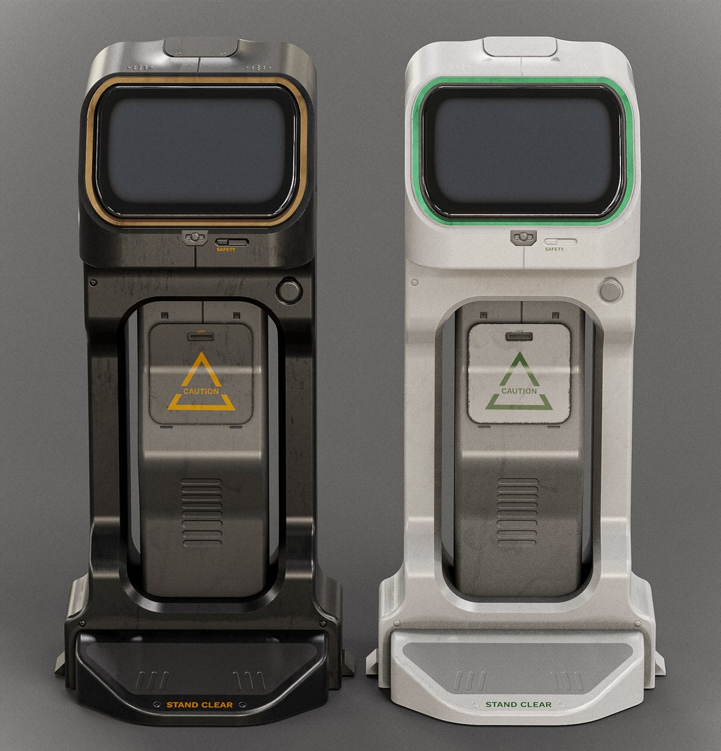 Sci-fi Console Station V3 Model - TurboSquid 2152549