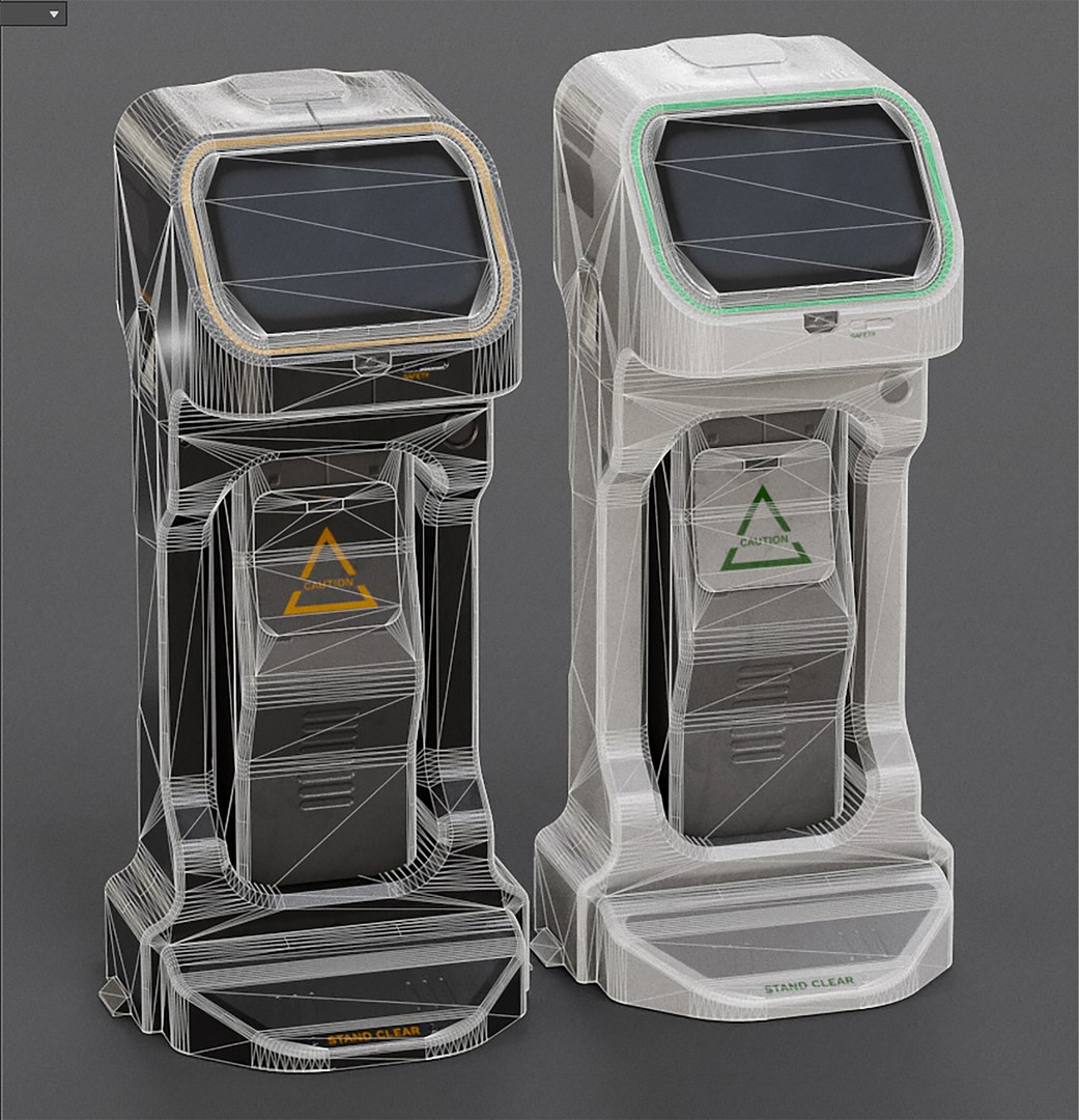 Sci-fi Console Station V3 Model - TurboSquid 2152549