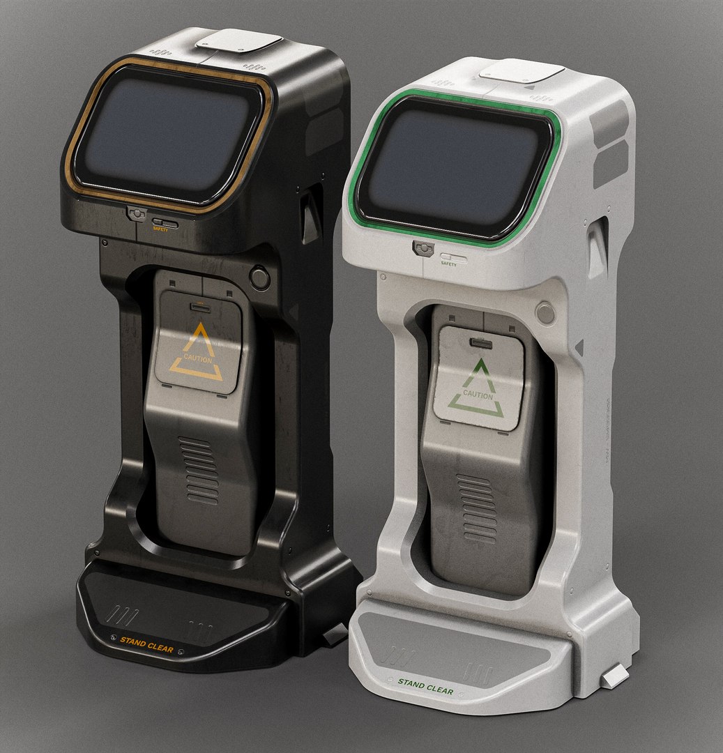 Sci-fi Console Station V3 Model - TurboSquid 2152549