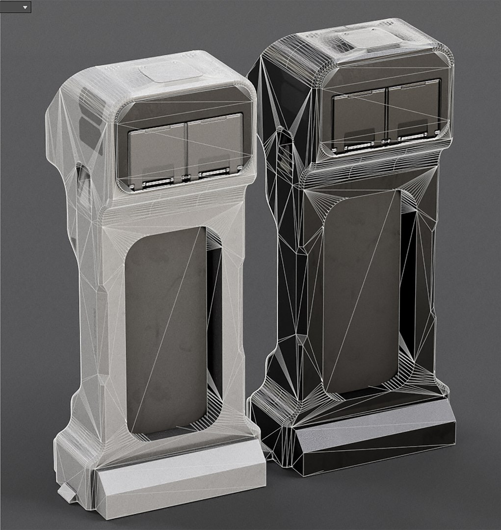 Sci-fi Console Station V3 Model - TurboSquid 2152549