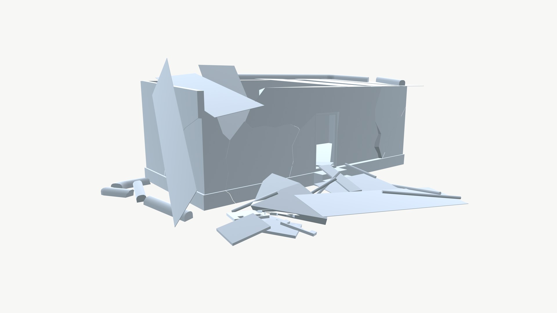 3D Damage Albester House - TurboSquid 2274929