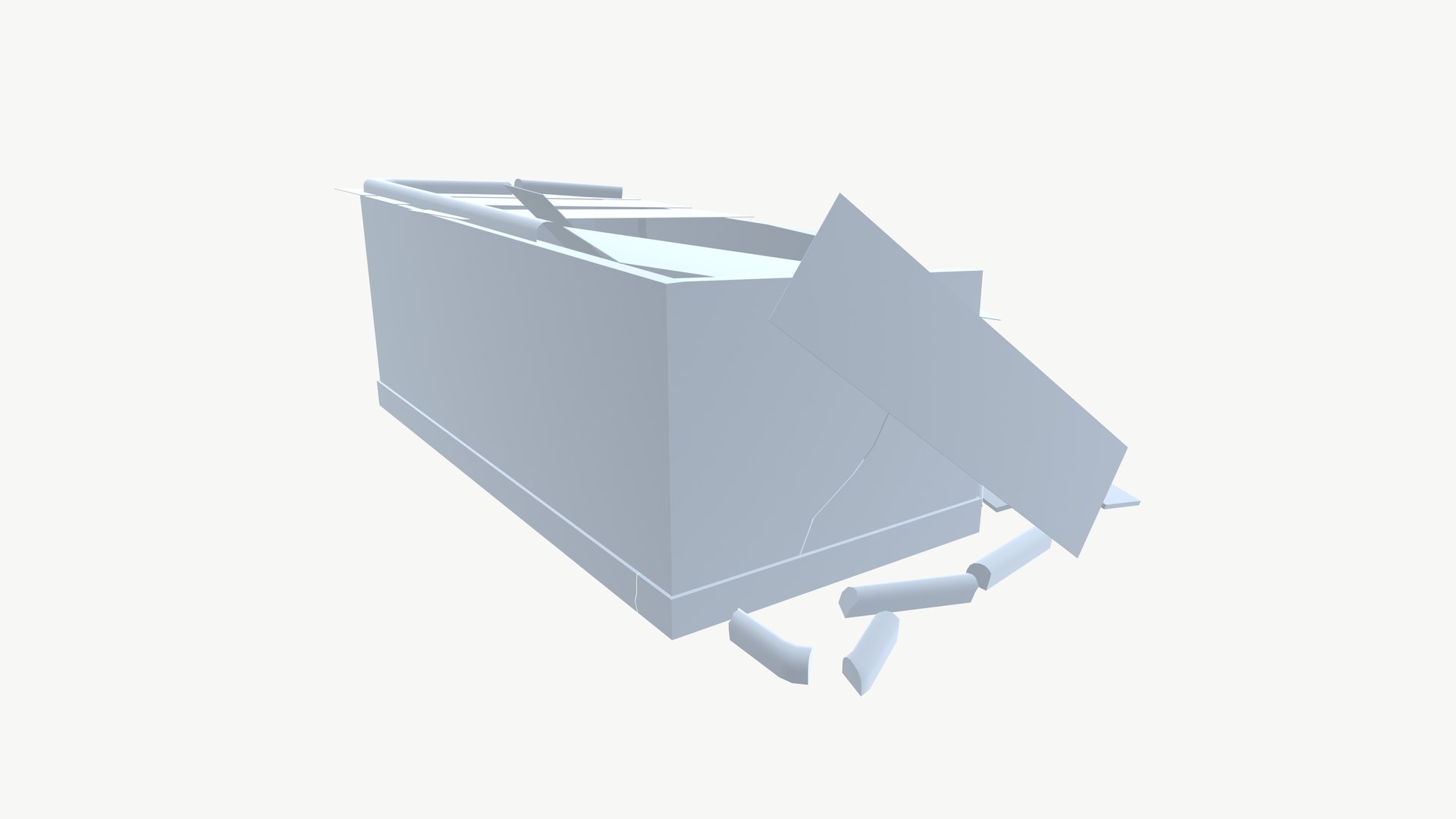 3D Damage Albester House - TurboSquid 2274929