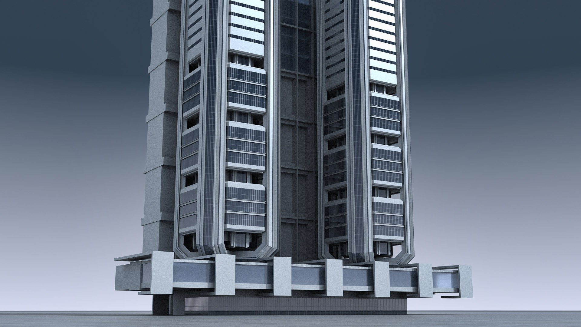 Future Building 040 3D Model - TurboSquid 2293664
