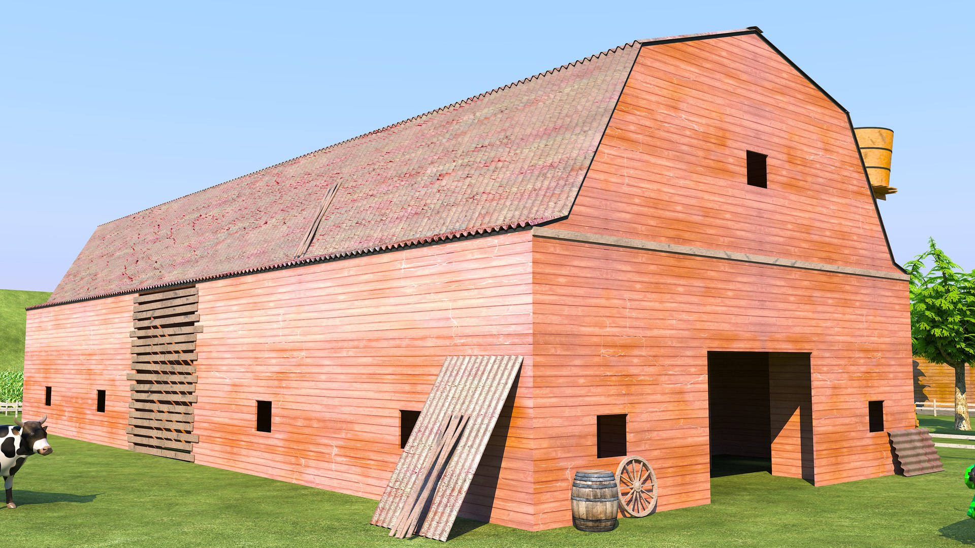 Farm 3D Model - TurboSquid 2267123