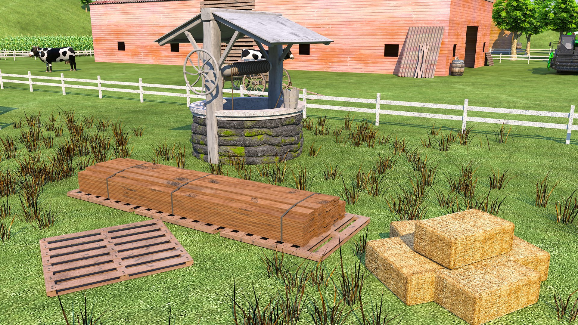 Farm 3D Model - TurboSquid 2267123