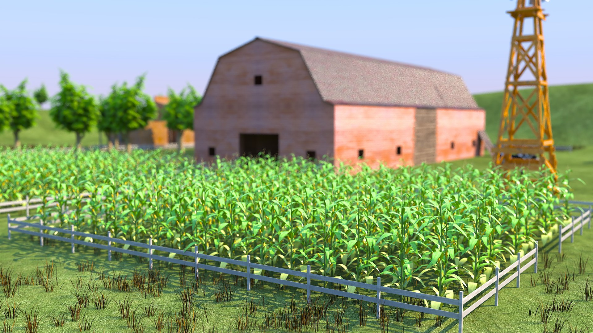 Farm 3D Model - TurboSquid 2267123