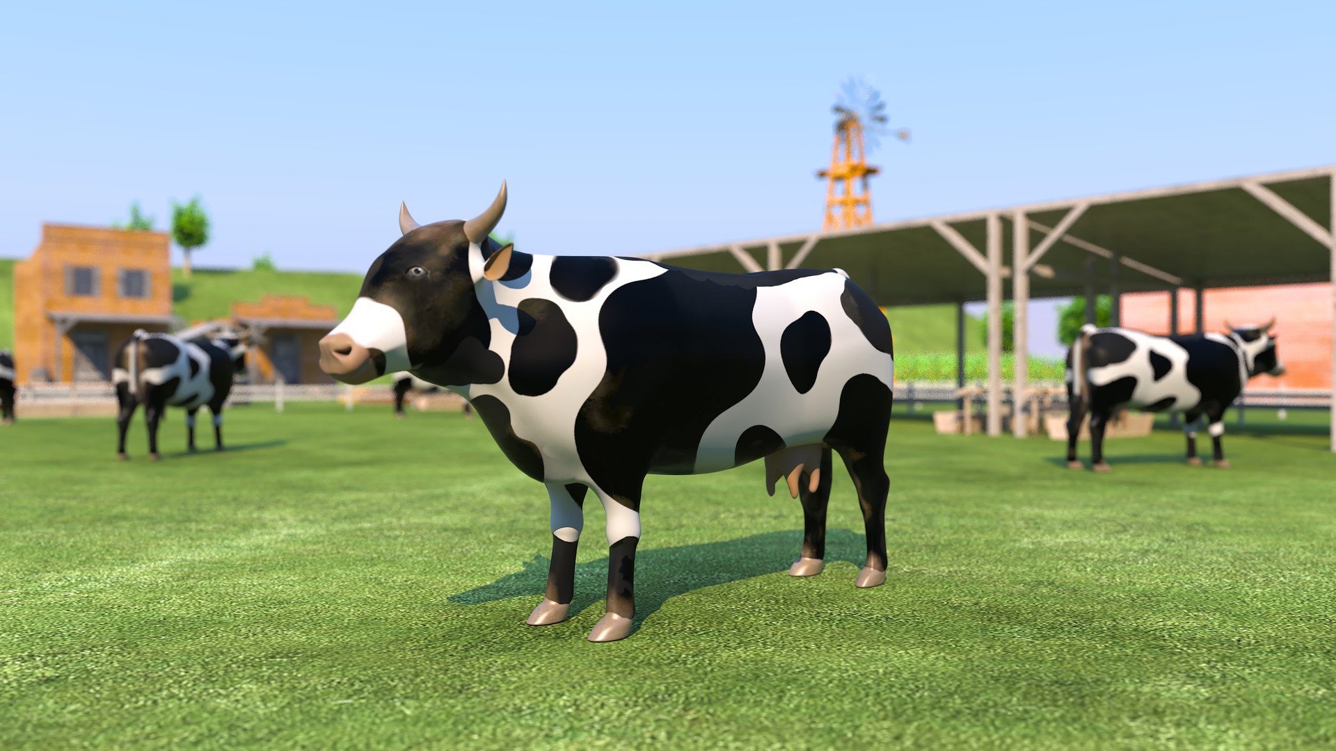 Farm 3D Model - TurboSquid 2267123
