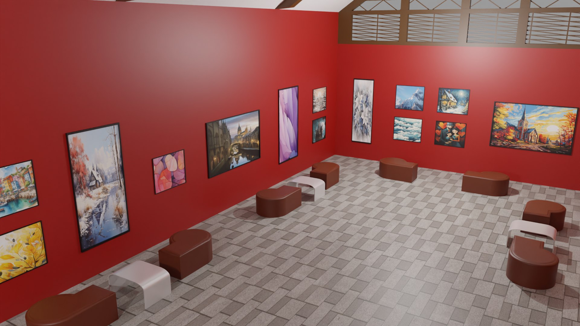 3D Art Gallery - TurboSquid 2157910