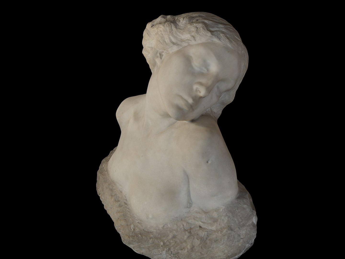 Statue Sleep Girl 3D model - TurboSquid 1932492