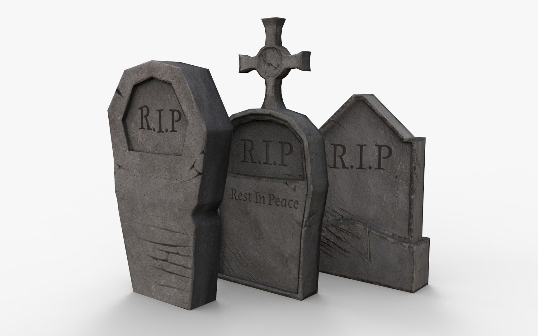 Grave Model - TurboSquid 1442666