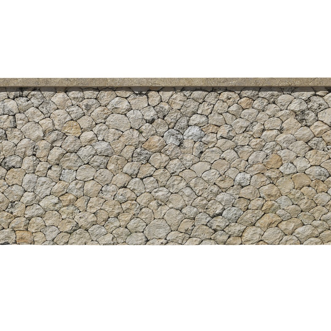 Ultra Realistic Stone Fence Model - TurboSquid 1612565