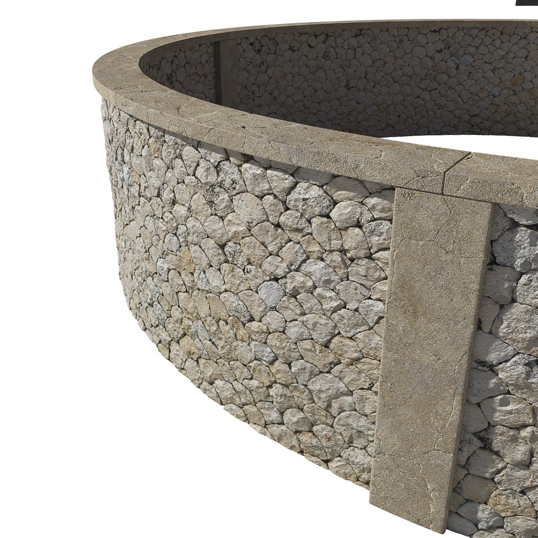 Ultra Realistic Stone Fence Model - TurboSquid 1612565