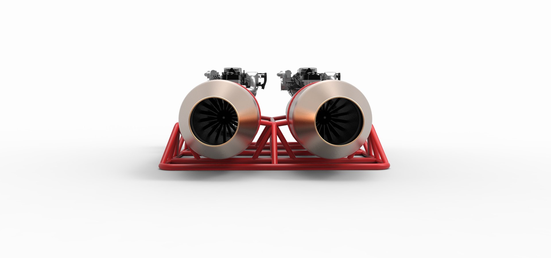 Jet Engine Frame 3D Model - TurboSquid 1381140