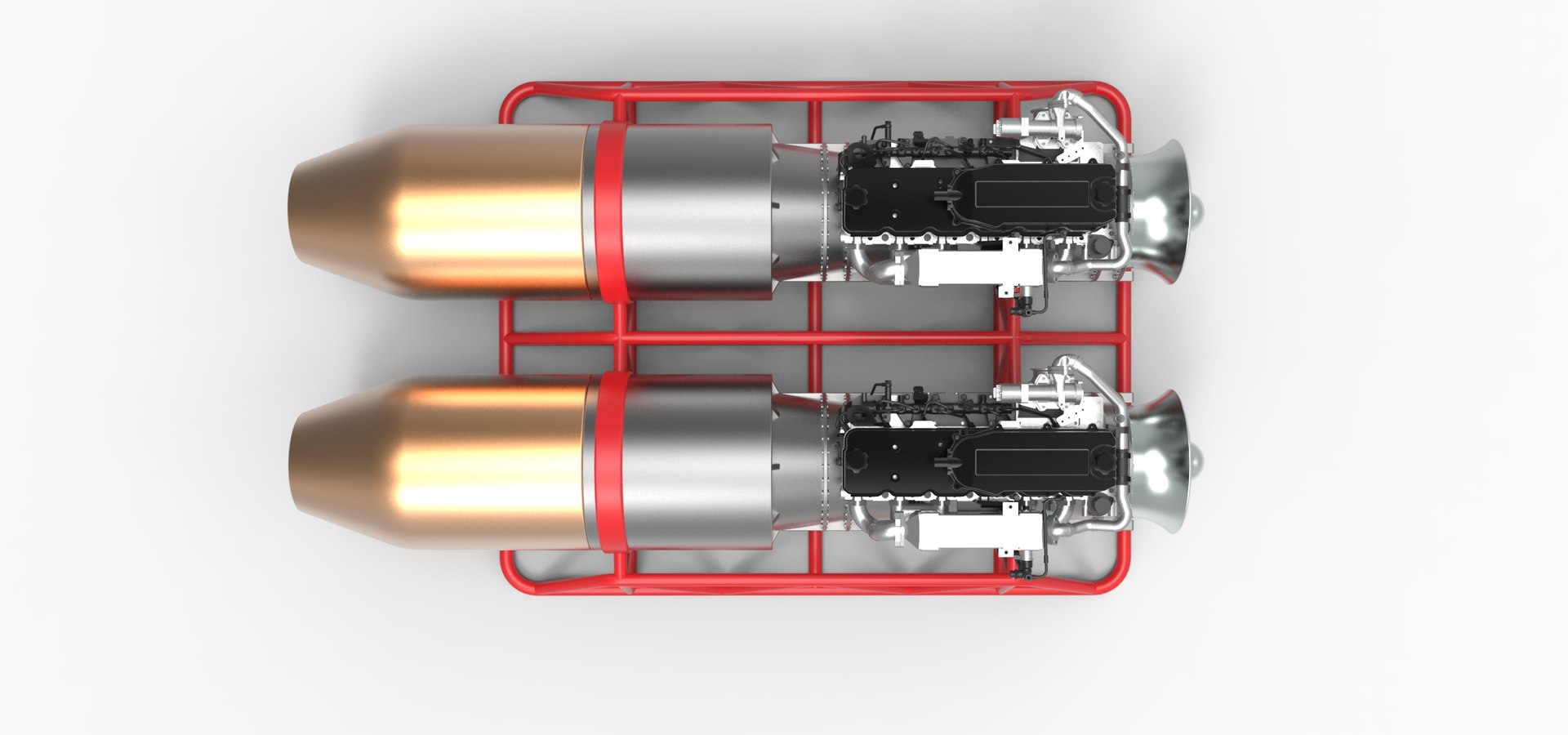 Jet Engine Frame 3D Model - TurboSquid 1381140