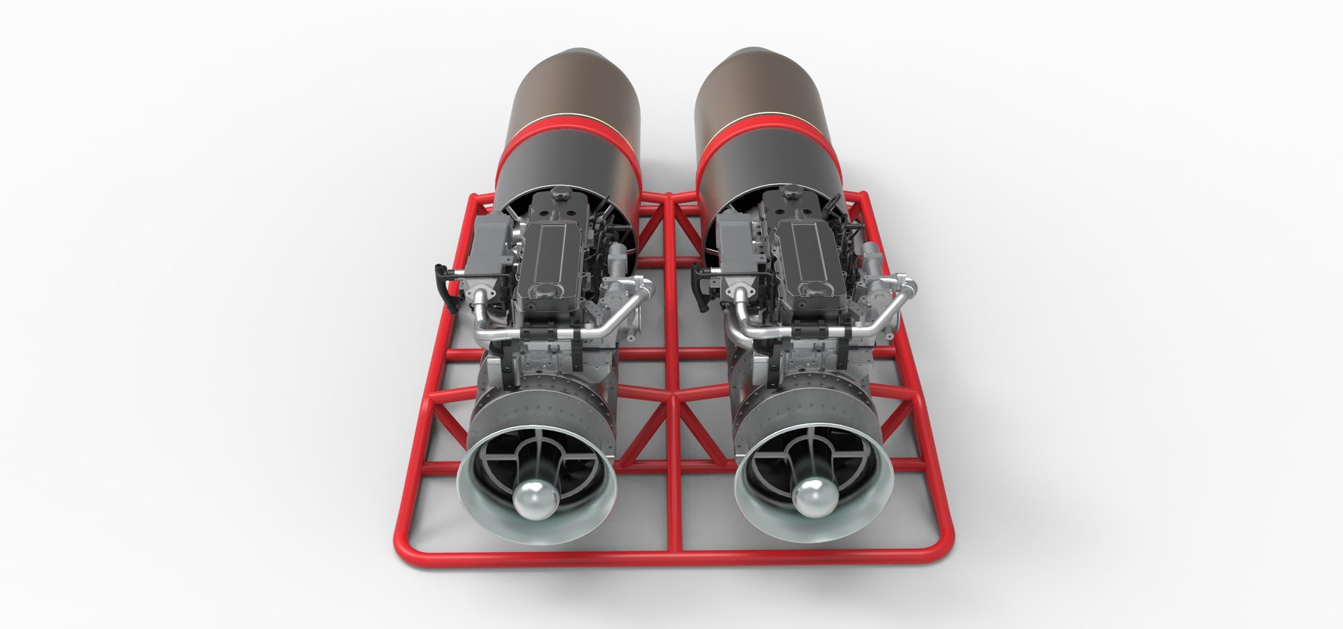 Jet Engine Frame 3D Model - TurboSquid 1381140
