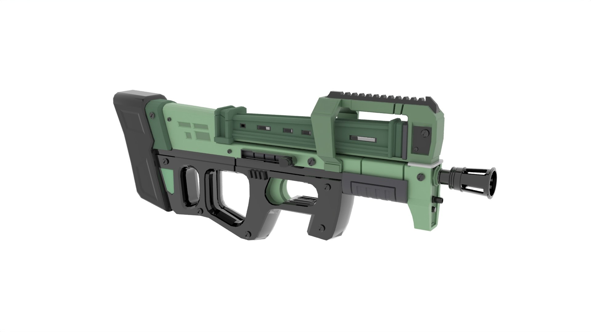 SMG 5 Gun Weapon 3D - TurboSquid 2273573