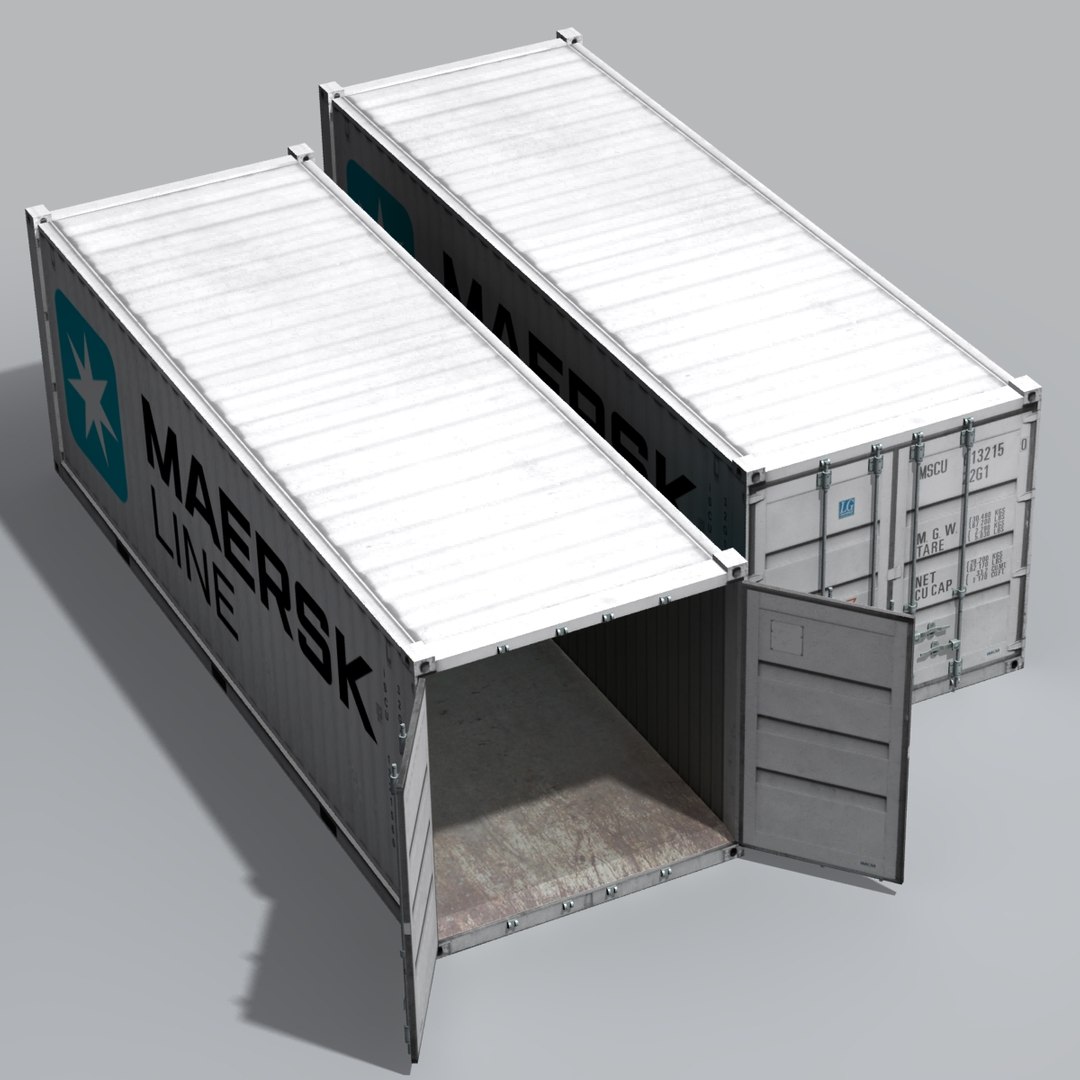 realistic freight container max