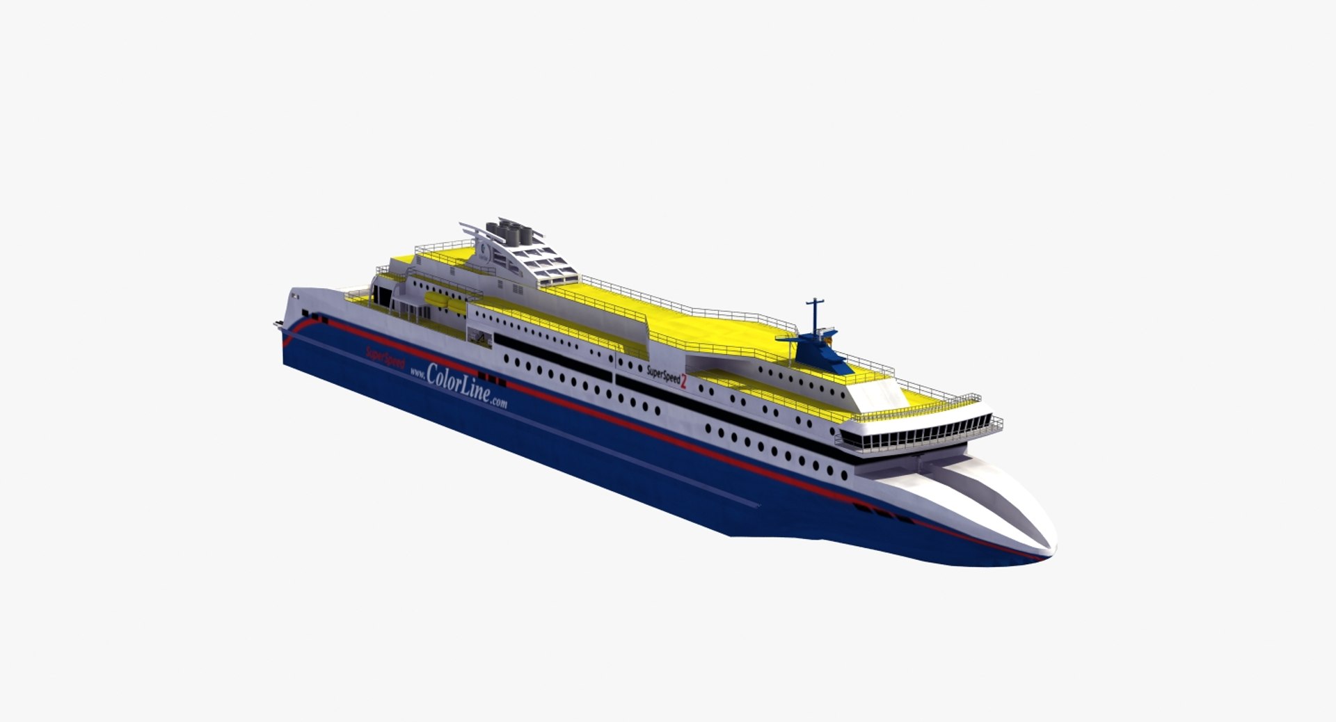 Superspeed2 Ferry 3D Model - TurboSquid 1394803